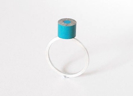 Sterling Silver Color Pencil Ring No.01 on Luulla